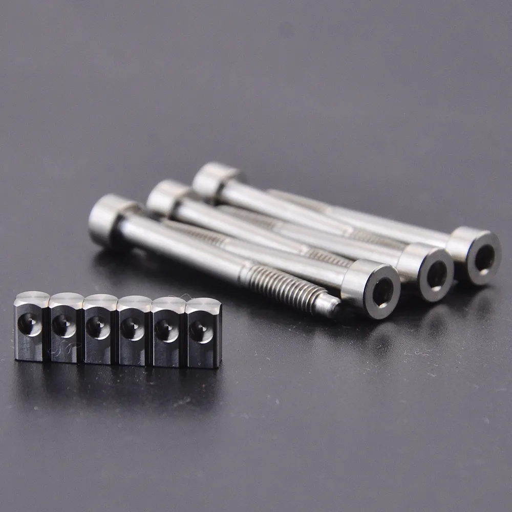 Titanium Alloy String Lock Screws/Saddle Insert Blocks Guitar ...