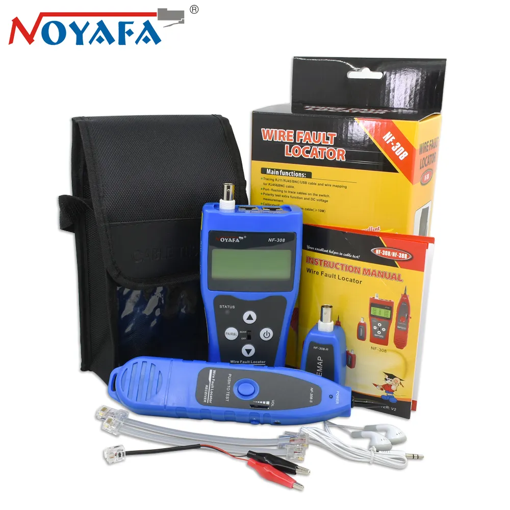 Noyafa NF-308 Network Cable Tester and Wire Tracker for RJ45 RJ11 ...
