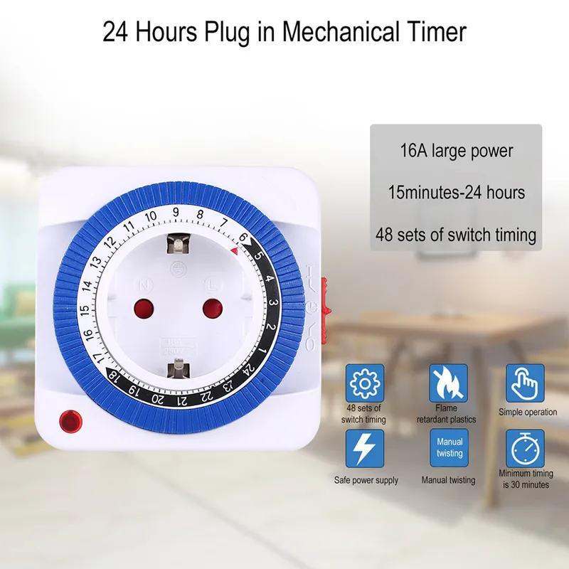 DHgate.com:24-Hour Grounded Programmable Smart Countdown Loop Switch ...