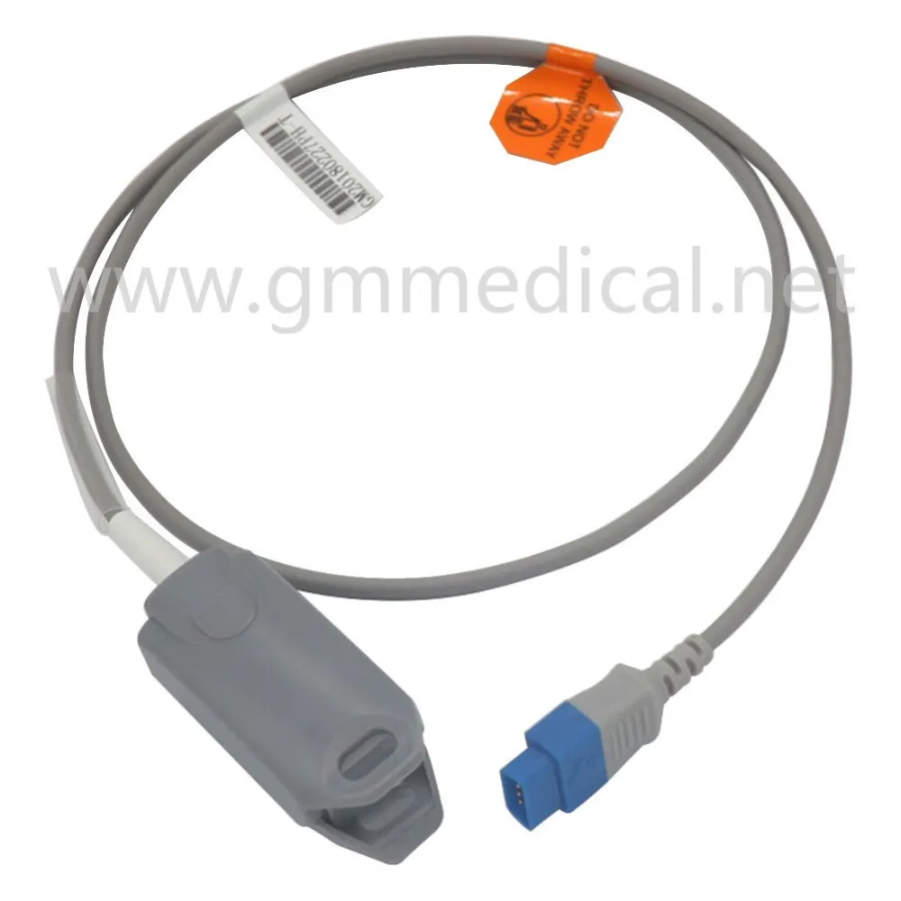 Reusable Adult Finger Clip SpO2 Sensor Probe DB9 1M Cable Compatible ...