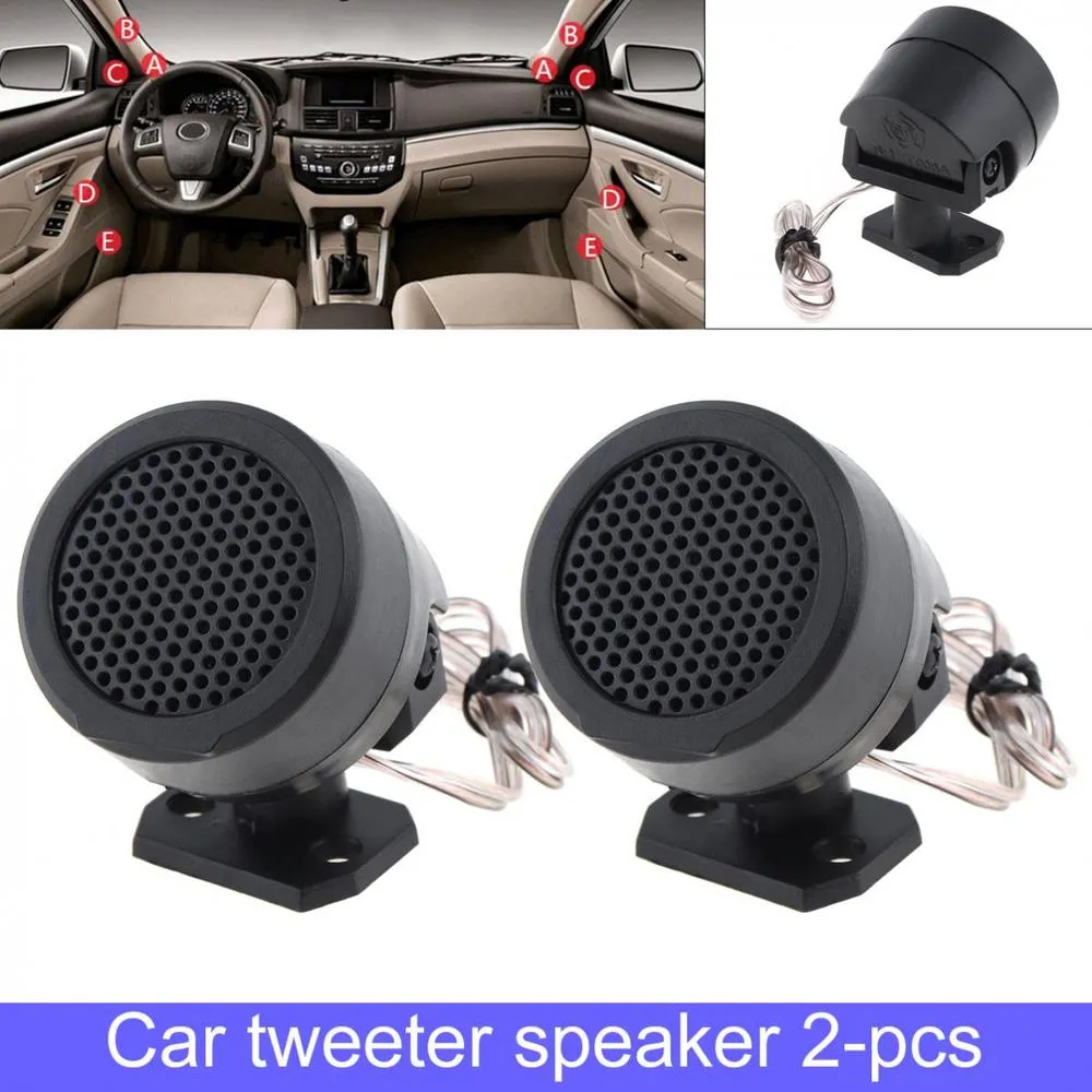 DHgate.com:500W 12V Wear-Resistant Tweeter Speakers: HiFi Pre-wired Car ...
