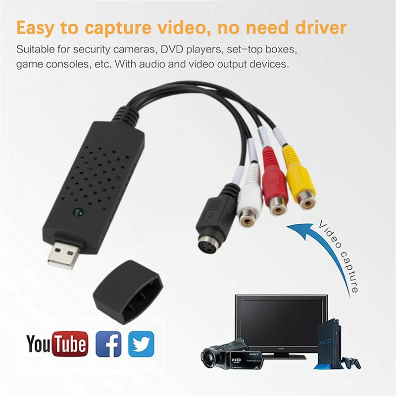 High Definition USB AV Analog VHS Video Capture cost of pokemon cards ...