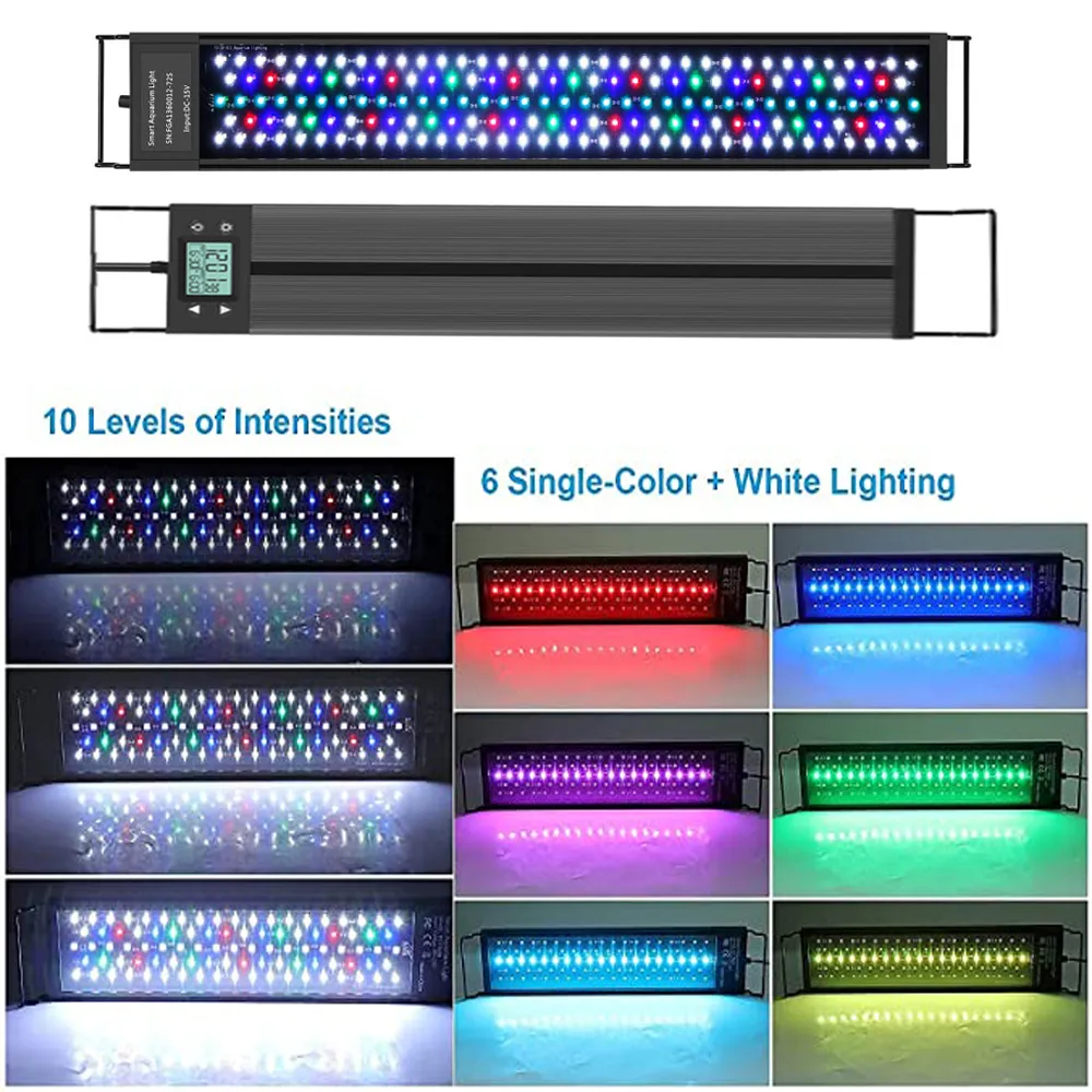 DHgate.com:Waterproof LED Aquarium Lamp - 45CM Full Spectrum Freshwater ...