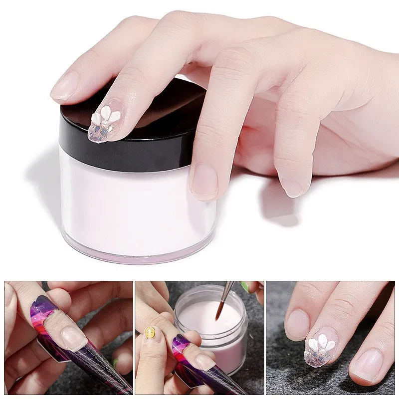 DHgate.com:Acrylic Powder in 3 Colors (Pink, White, Clear) - Crystal ...