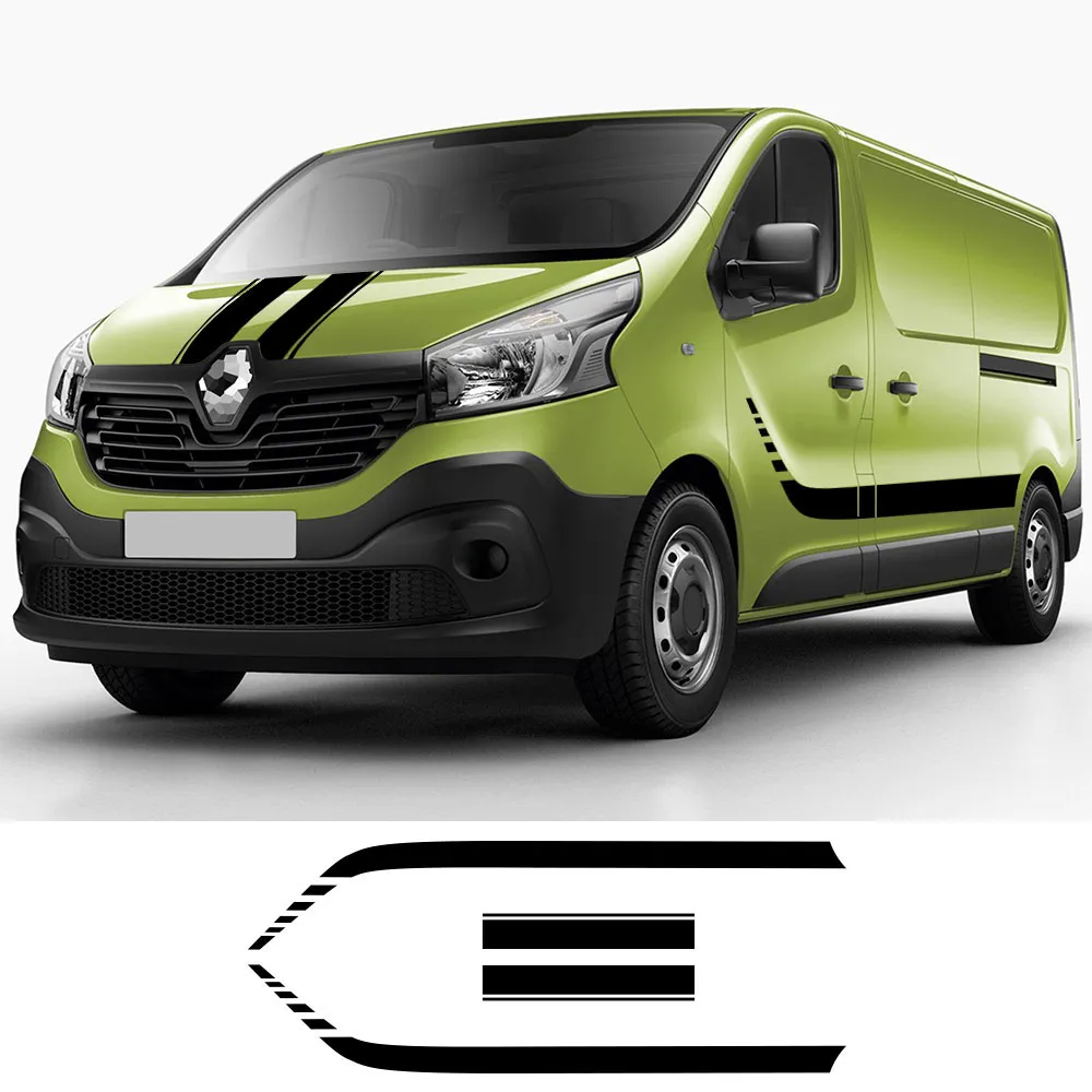 Camper Van Decals | Renault Trafic MK2 MK3 Car Door Side Graphics ...