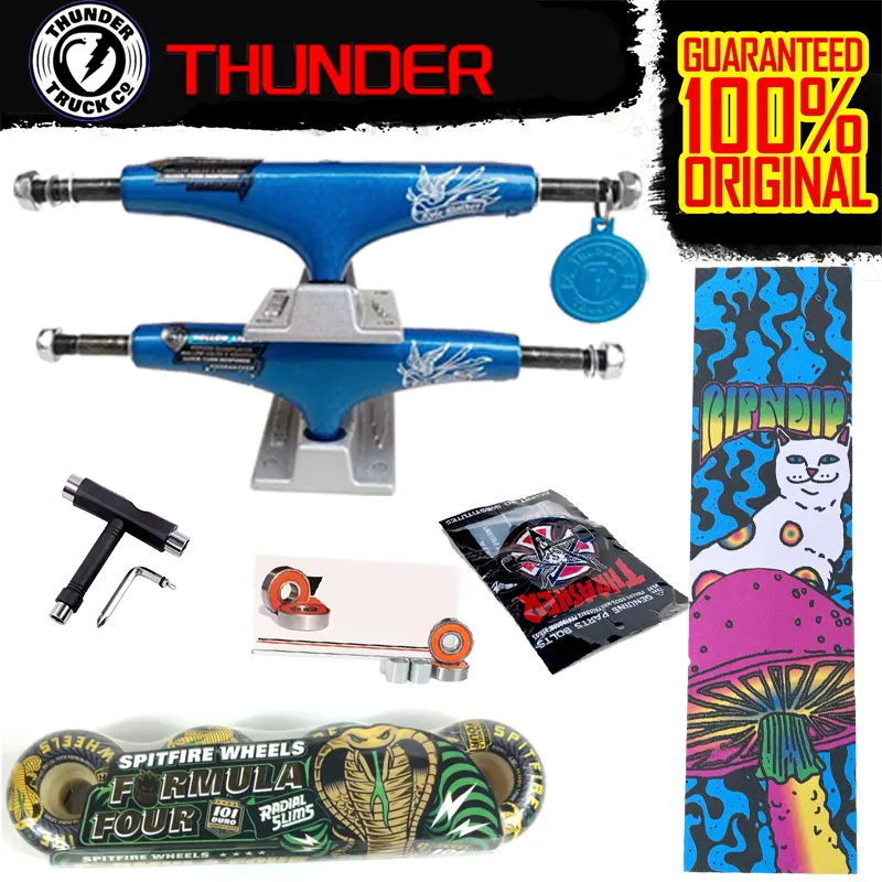 Forged 5.25'' Spitfire Wheels, Venture Thunder Trucks, LM Pro Chrome ...