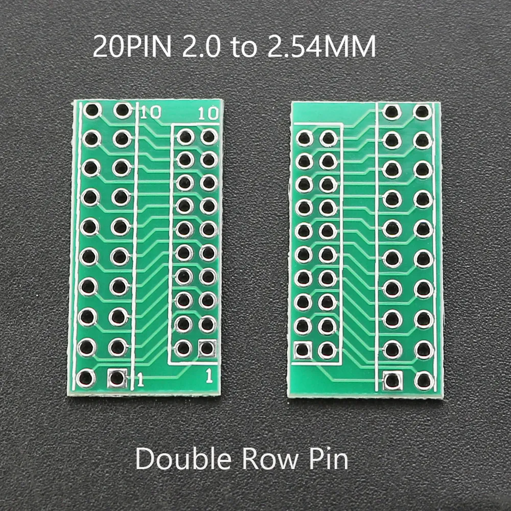 PCB Adapter Board Converter Plate for 1.27mm 2.0mm 2.54mm Pitch Single ...
