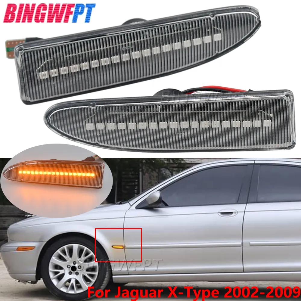 DHgate.com:(2 Pack) Upgraded Amber Dynamic LED Side Marker Turn Signal ...