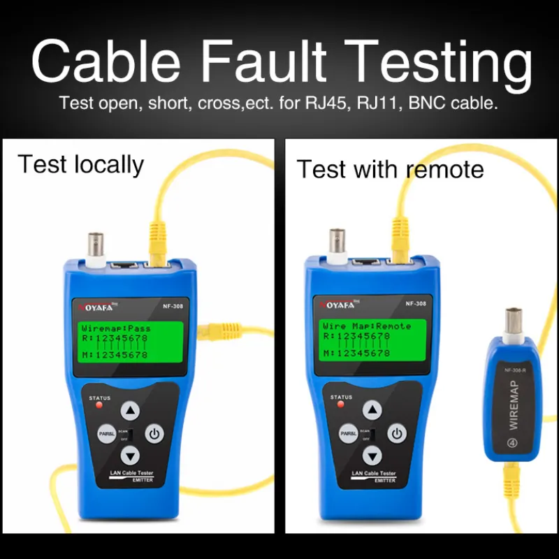DHgate.com:NOYAFA NF-308 Network Cable Length Tester with USB Port ...