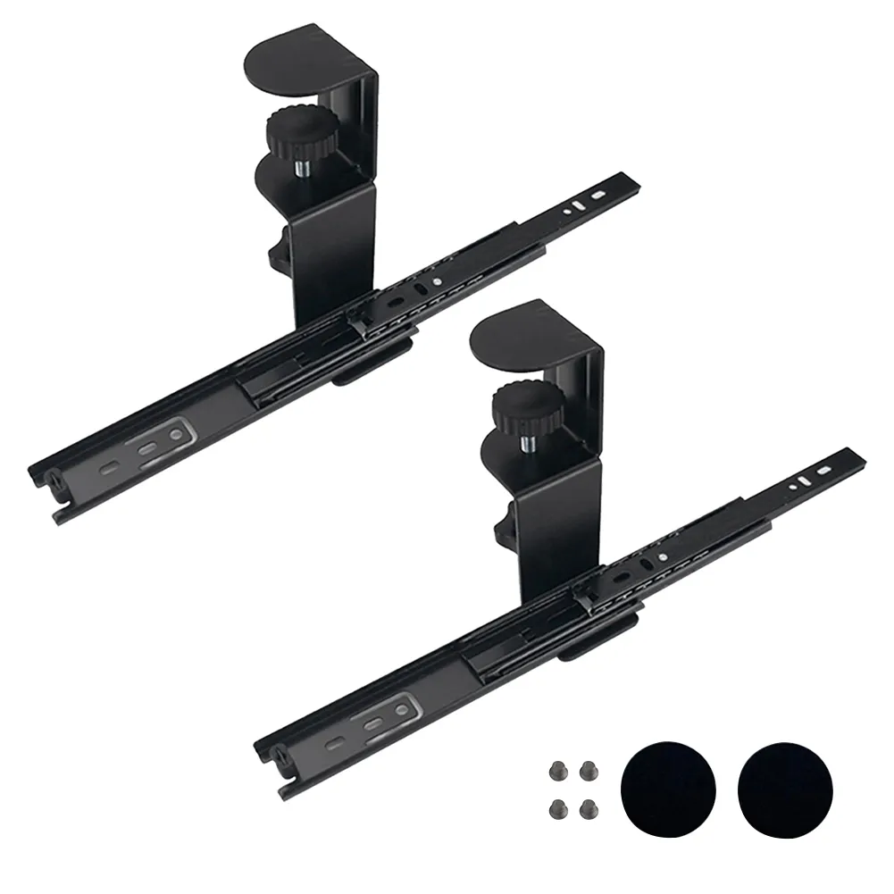 DHgate.com:2024Heavy-Duty Clamp-on Rail Set for Under-Desk Keyboard ...