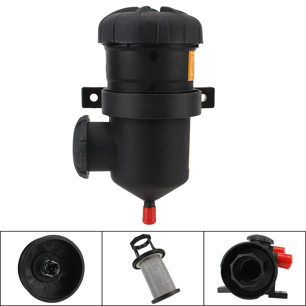 Fuel Catch Can Oil Filter Separator Kit Universal Aluminum Reservoir ...