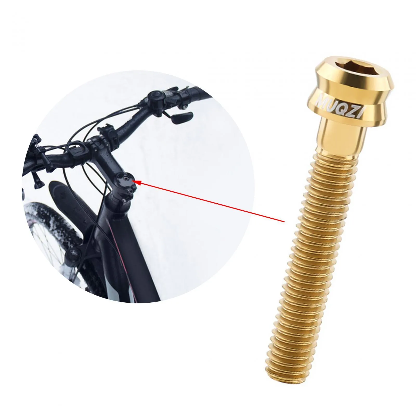 Bike Stem Bolts Lightweight Metal Bicycle Stem Screws For Mountain ...
