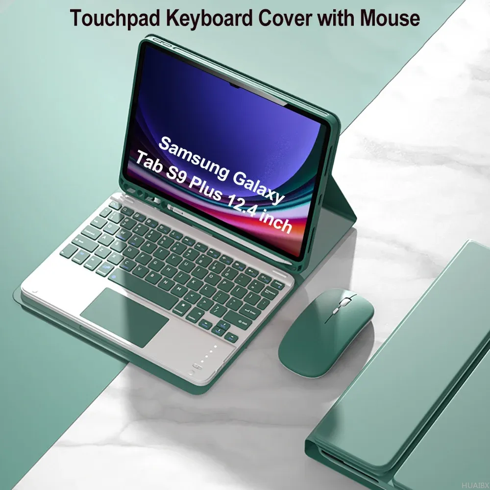 DHgate.com:Samsung Galaxy Tab S9 Plus 12.4 Case Detachable Keyboard ...