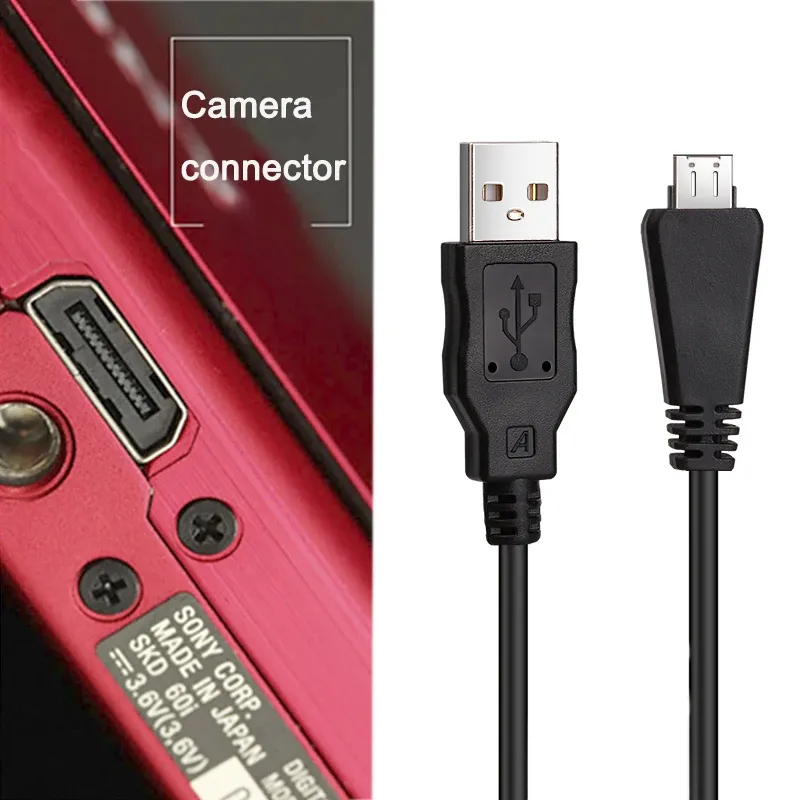 USB DATA cable for Sony VMC-MD3 DSC-T99 T110 T110/B T110/R T110/P T110 ...