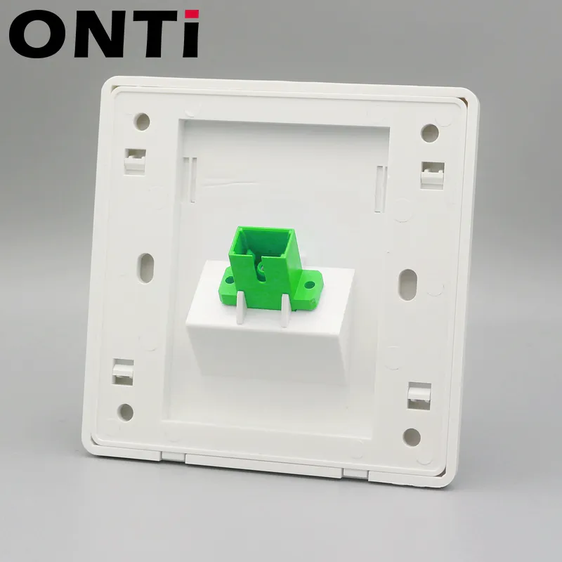 Fiber Optic Wall Plate, SC/LC/ST Optical Fiber Panel Faceplate, 86-Type ...