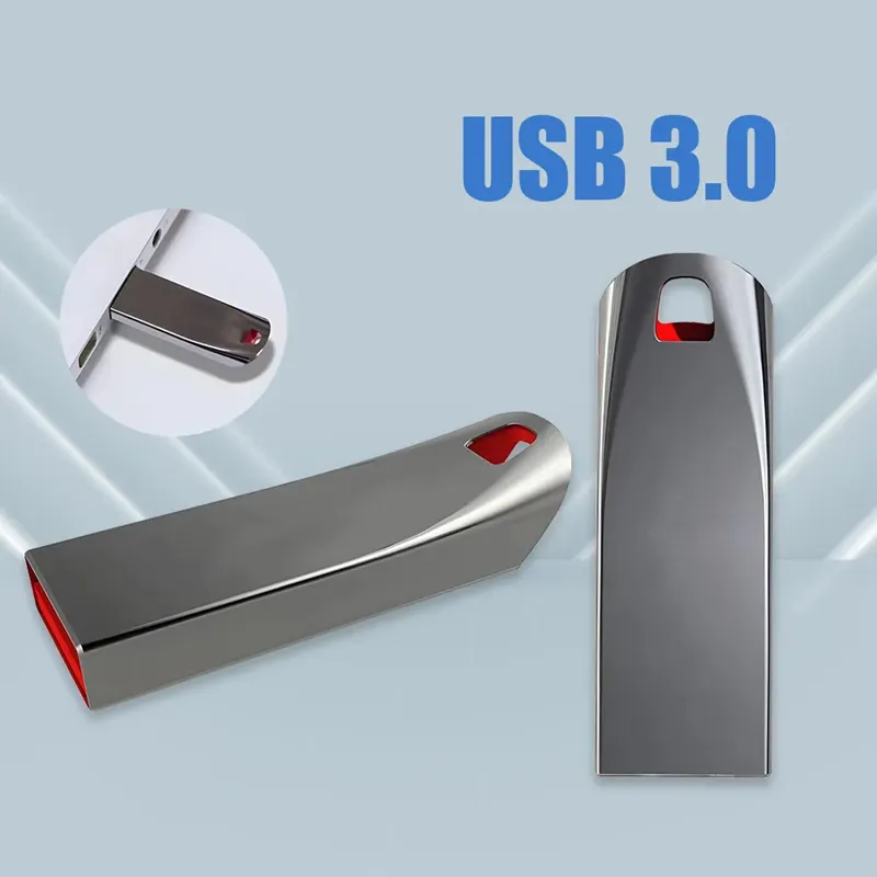 Metallic USB Flash Drive: 2TB USB 3.0 Pendrive for High-Speed Data ...