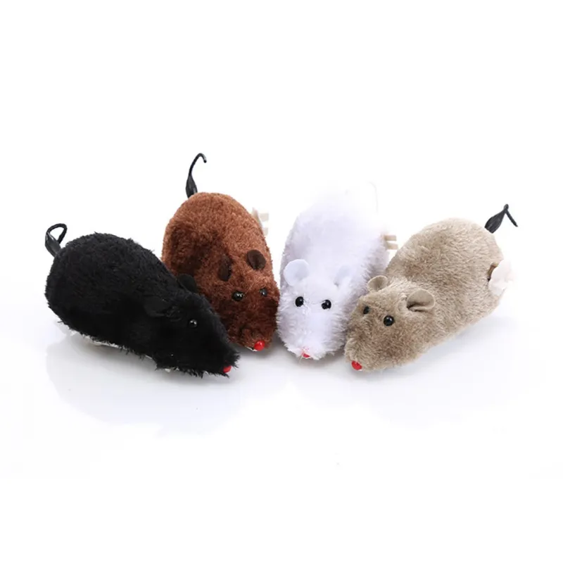 Interactive Cat Toy Mouse Moving Automatic Cat Toys Mice With Spring ...