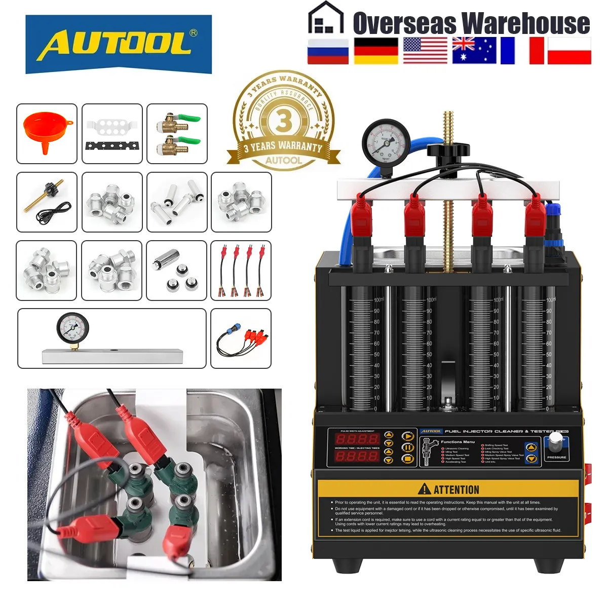DHgate.com:AUTOOL CT160 Fuel Injector Ultrasonic Cleaner for Cars ...