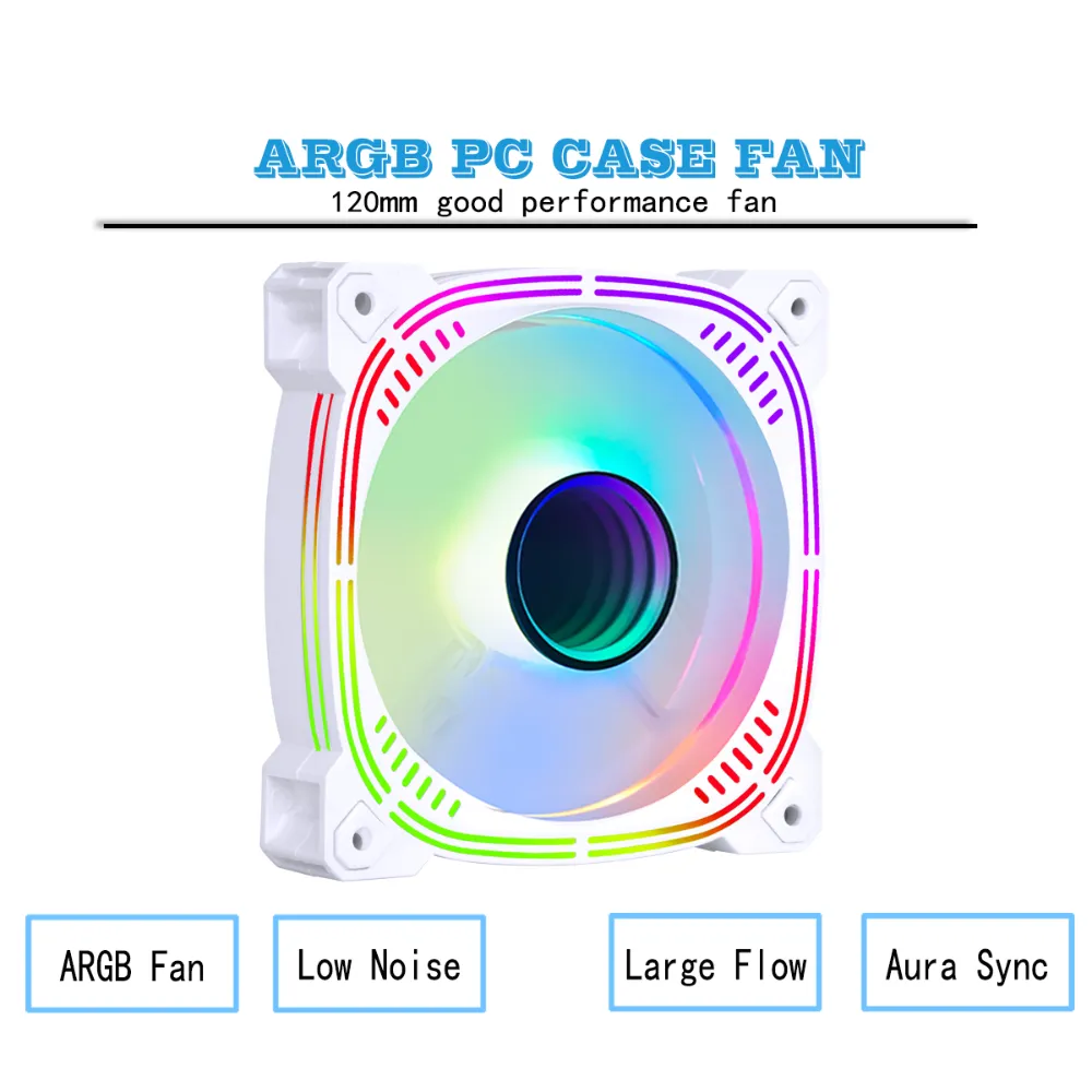 Computer Fan Usb, 120mm PC Cooling Fan Kit: ARGB, PWM, 4 Pin, 5V 3 Pin ...