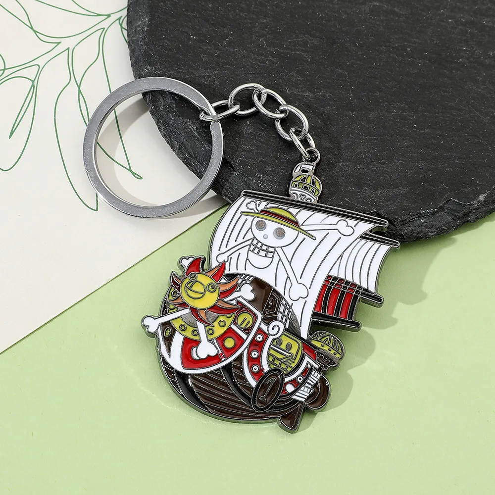 Anime One Piece Keychain Monkey D. Luffy Pirate Metal... From Ddmyearth ...