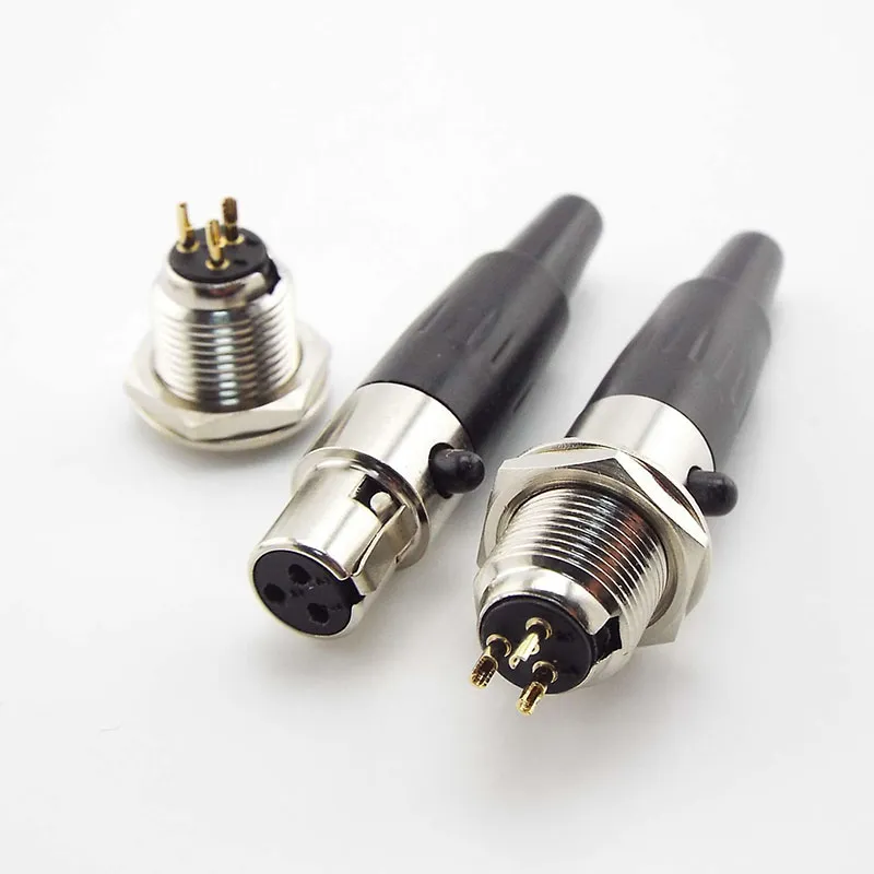 Mini XLR Connectors 3 Pin Female And Male Socket... From Ddmyapr, $25. ...