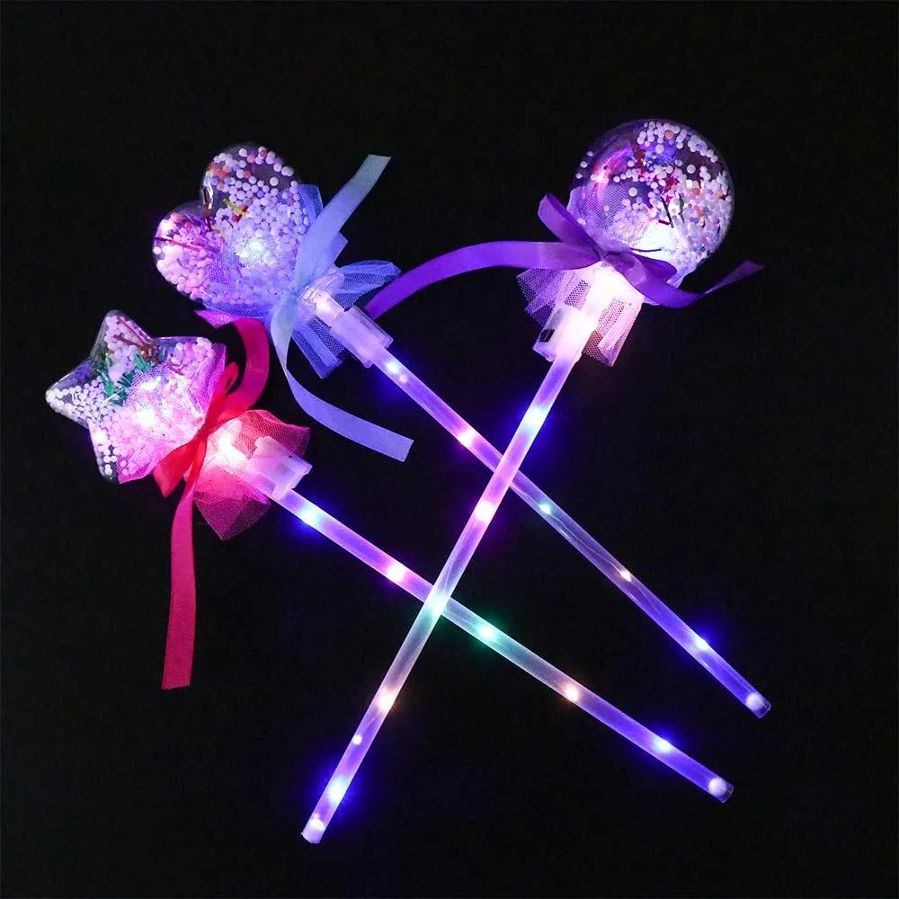 LED Glow Stick Wands: Christmas Tree Fairy Wand Rave Toy Light Up Magic ...
