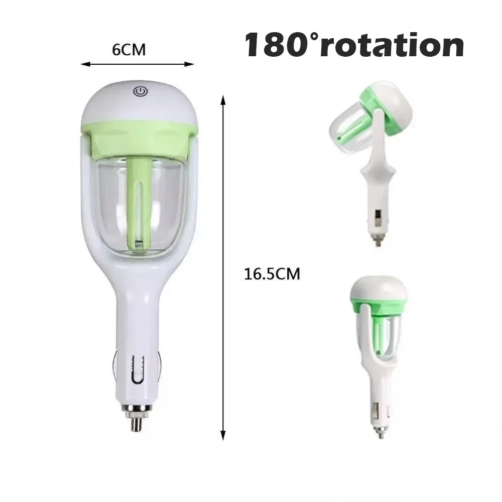 Compact Auto Steam Humidifier with LED Night Light: Car Humidifier for ...