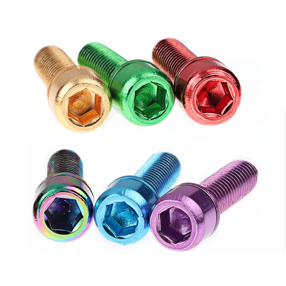 Bicycle Riser Handlebars, Bike Screws: Aluminum Alloy M517mm Stem Bolts ...