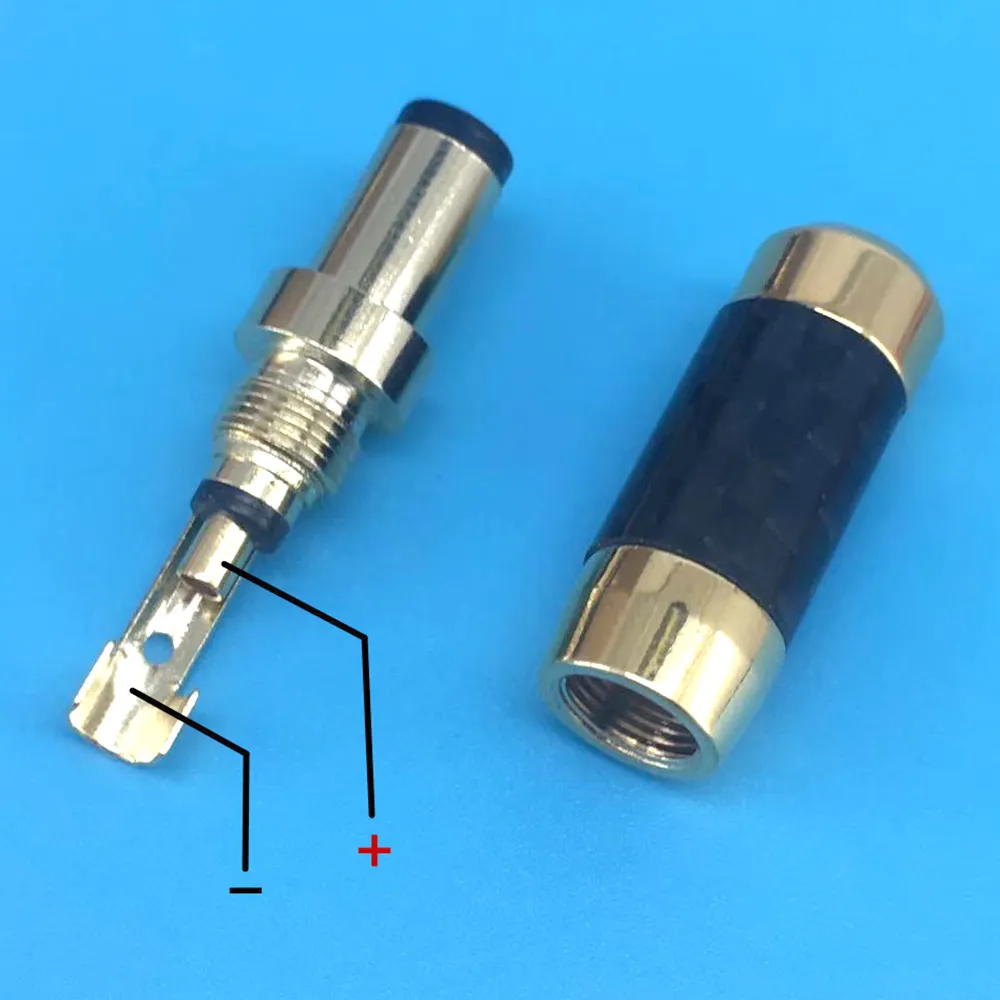 2024 Model Gold-Plated Copper DC 10A High-Current Power Plug & Jack ...
