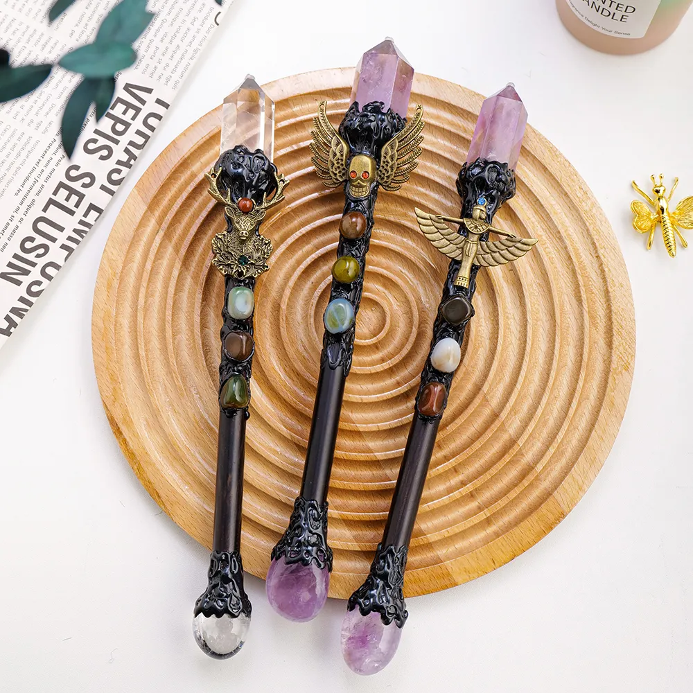 DHgate.com:1PC Natural Amethyst Crystal Point for Witchcraft, Healing ...