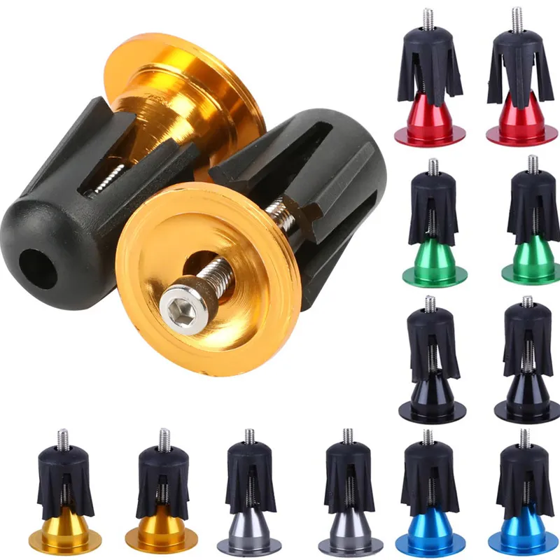 6-Color Aluminum Bicycle Handlebar End Plugs | Durable Cycling ...