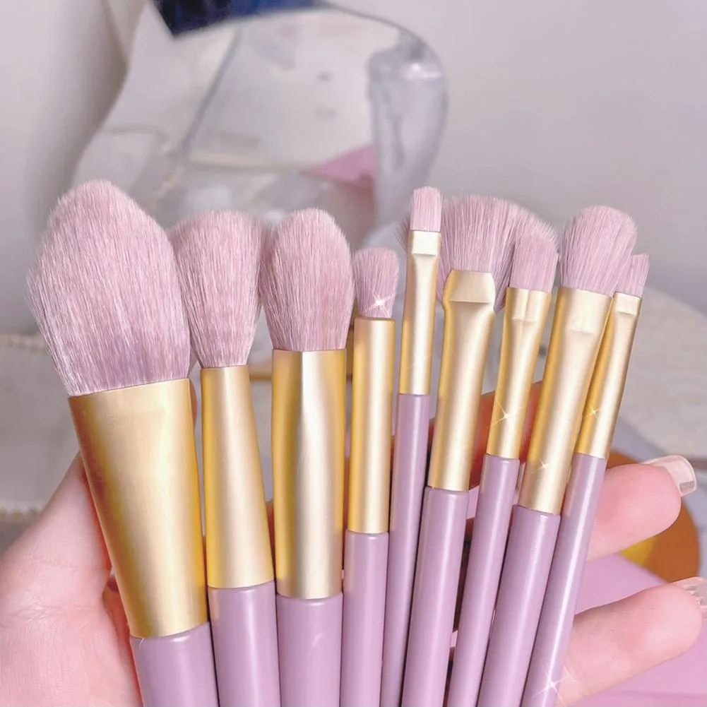 Durable Cosmetic Brush Set Fluffy Highlighter, Blush, Concealer, Loose ...