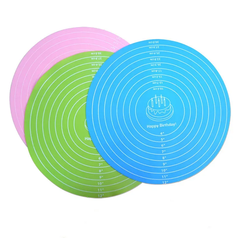 DHgate.com:Round Silicone Mat: Non-Slip Pastry Turntable & Nonstick ...