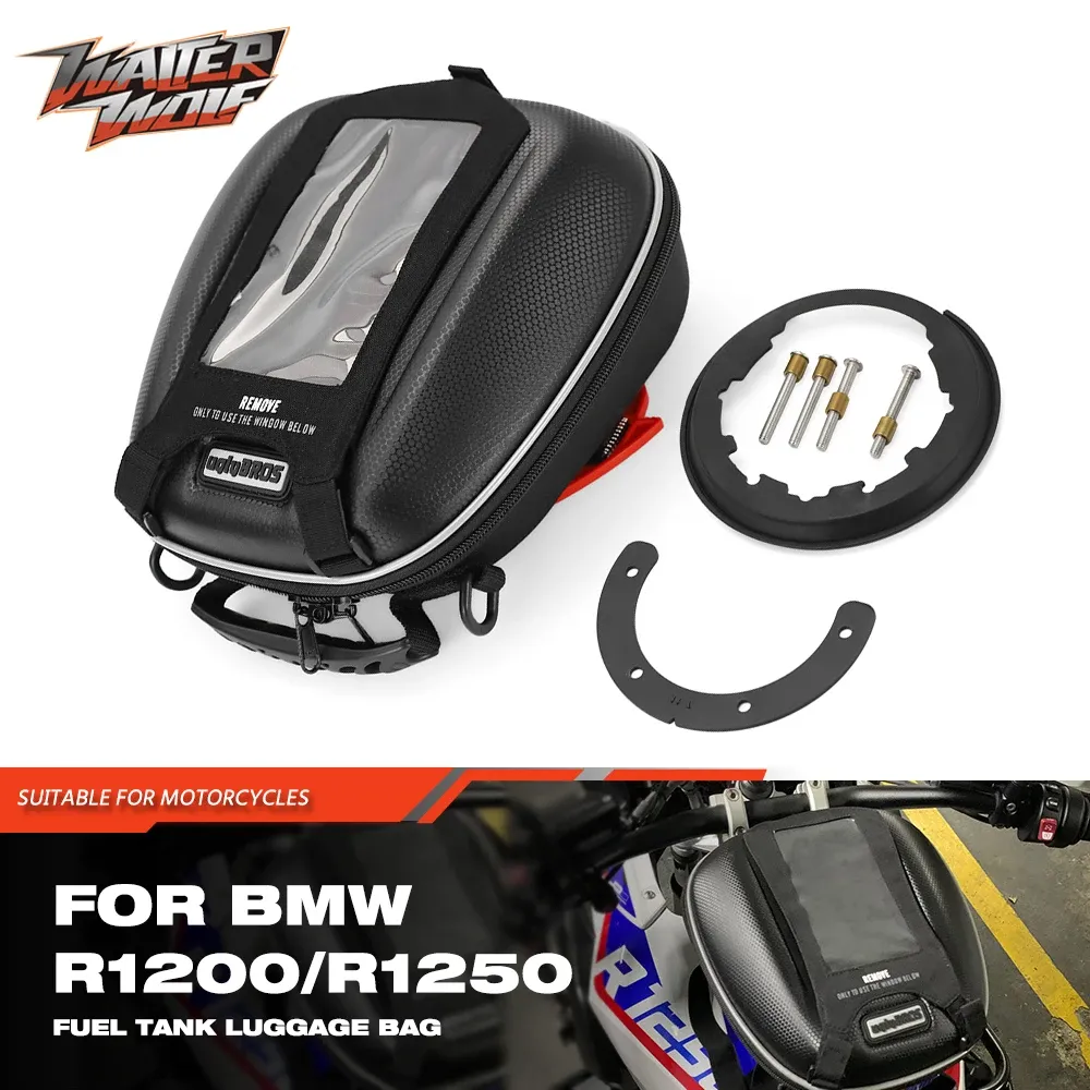 Waterproof Motorcycle Tank Bag with Tanklock for BMW R1200GS, R1200R ...