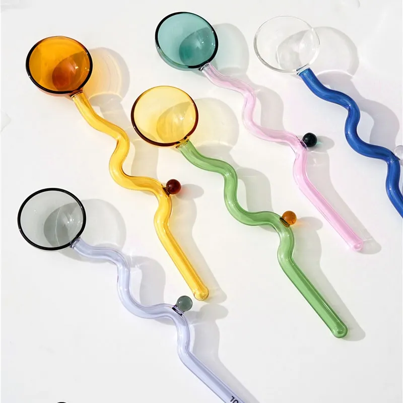 DHgate.com:Crystal Glass Clear Teaspoons - Stylish Drink Stirrers for ...