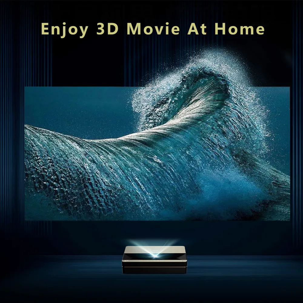 DHgate.com:4K Laser Projector 3D Home Theater Smart TV: 2300 ANSI ...
