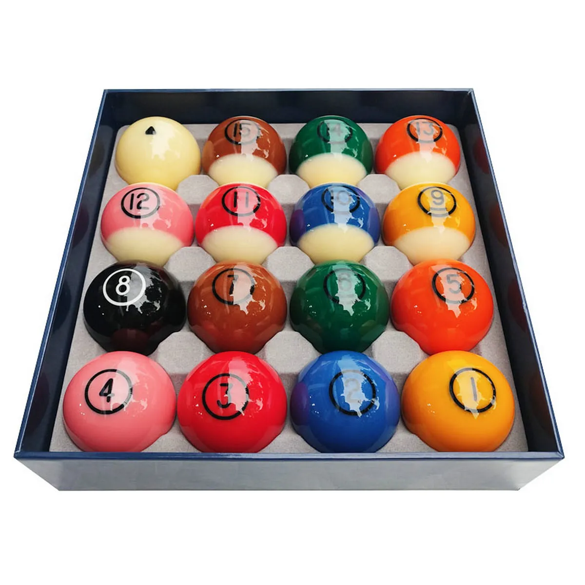 DYNASPHERE Phenolic Billiard Pool Ball Set - 2-1/4, Belgian Magic King ...