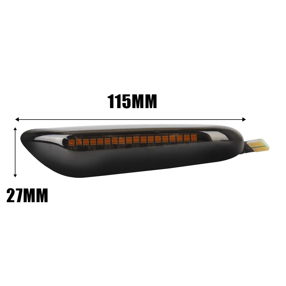12V Dynamic Side Marker LED Turn Signal Light For BMW E46 E90 E60 E87 ...