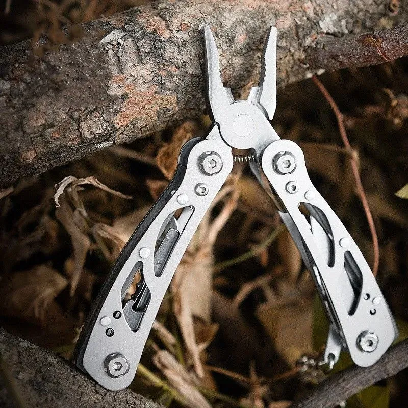 Multi-Tool Pliers: Foldable Tongs with Screwdriver & Knife for Outdoor ...