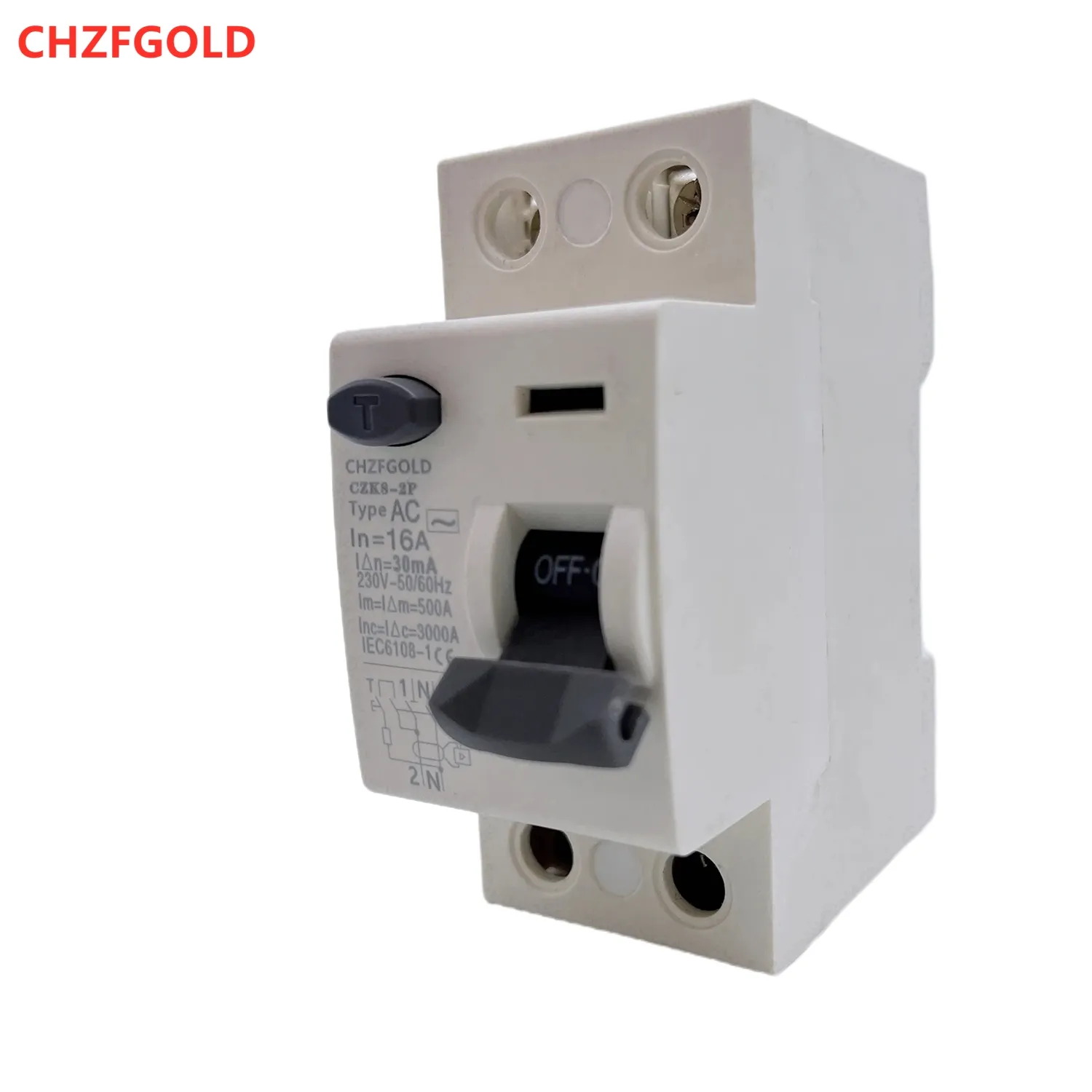 B Type 30mA 125A RCCB Earth Leakage Circuit Breaker for EV Charging ...