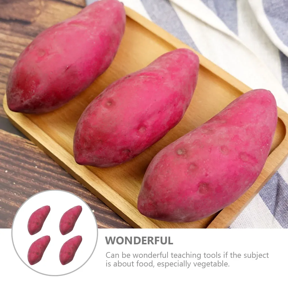 DHgate.com:Realistic Plastic Vegetable Models: 4 Pcs Sweet Potato ...