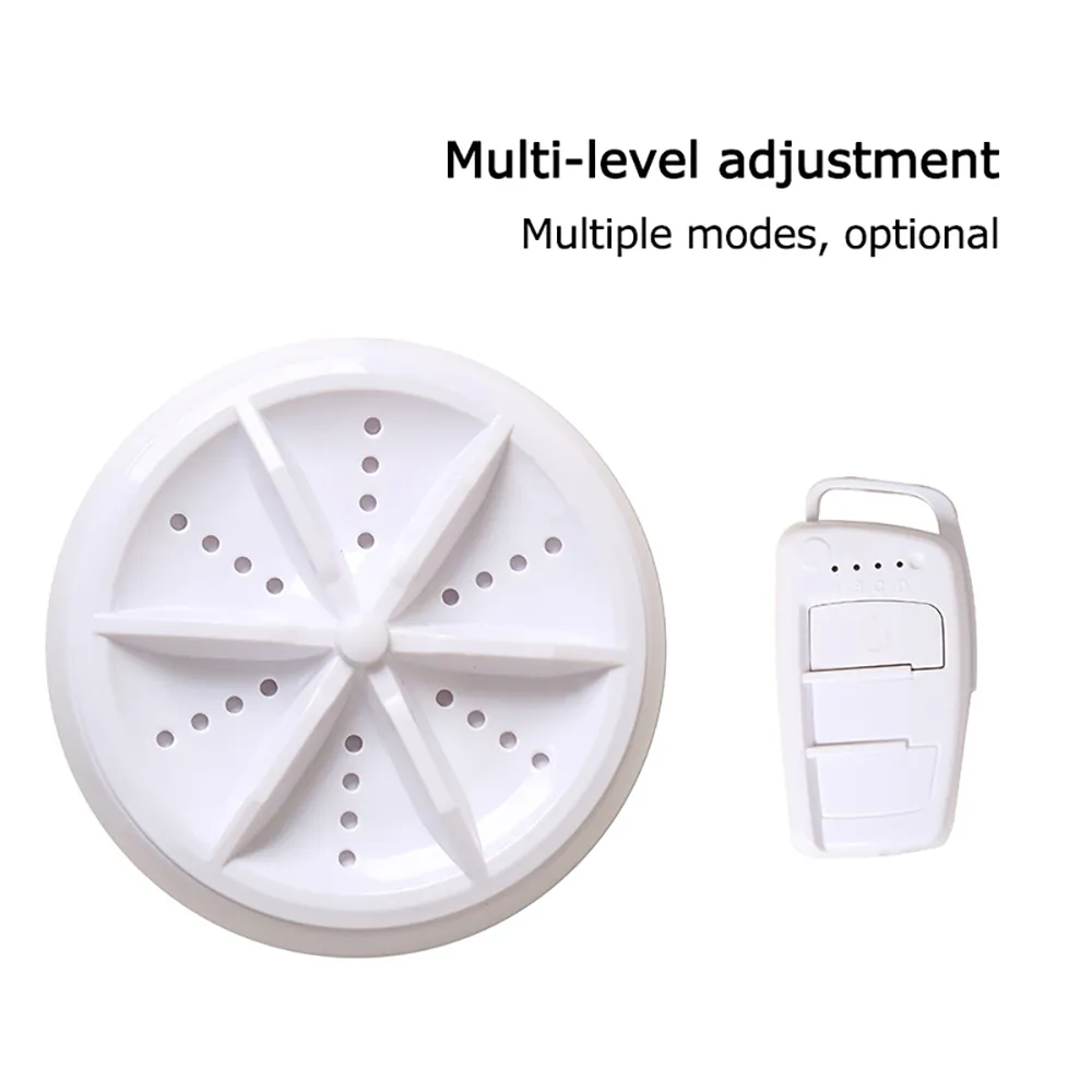 Mini Ultrasonic Washing Machine Portable 5L USB Foldable Travel Laundry ...