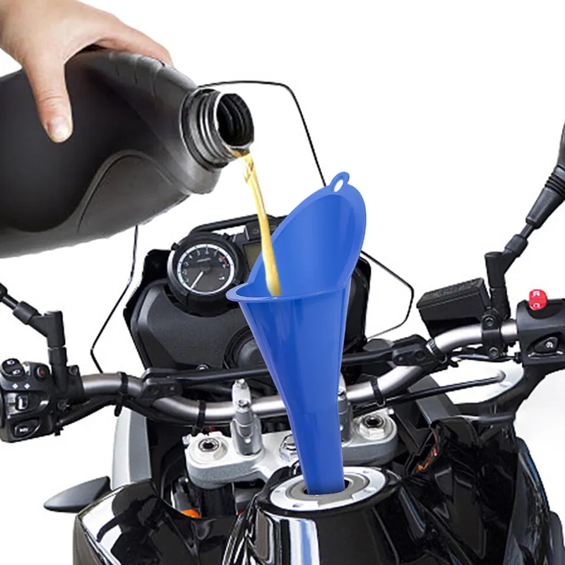 DHgate.com:4-Pack Anti-Splash Car Oil Funnel, Multicolor Plastic Long ...