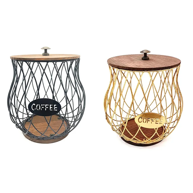 DHgate.com:Rustic Wood Coffee Pod Holder, Countertop K Cup Organizer ...