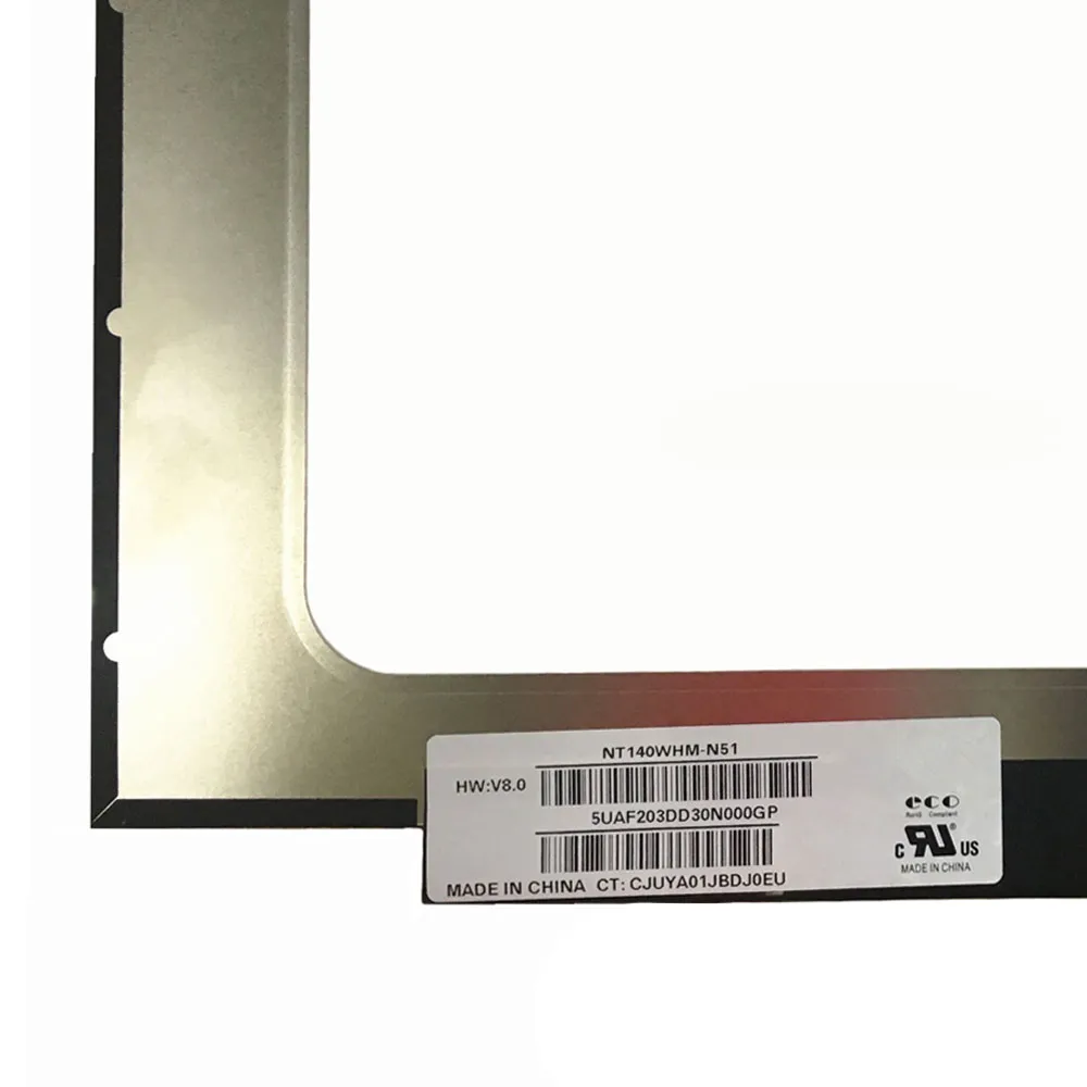 14.0" Laptop lcd with NT140WHM-N51 Display Matrix Panel, Compatible ...