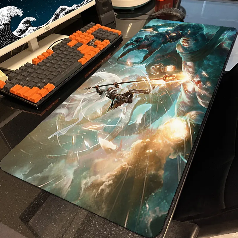 XXL Anime Gaming Mouse Pad Rubber Desk Mat 35.4 × 15.7 in for PC ...
