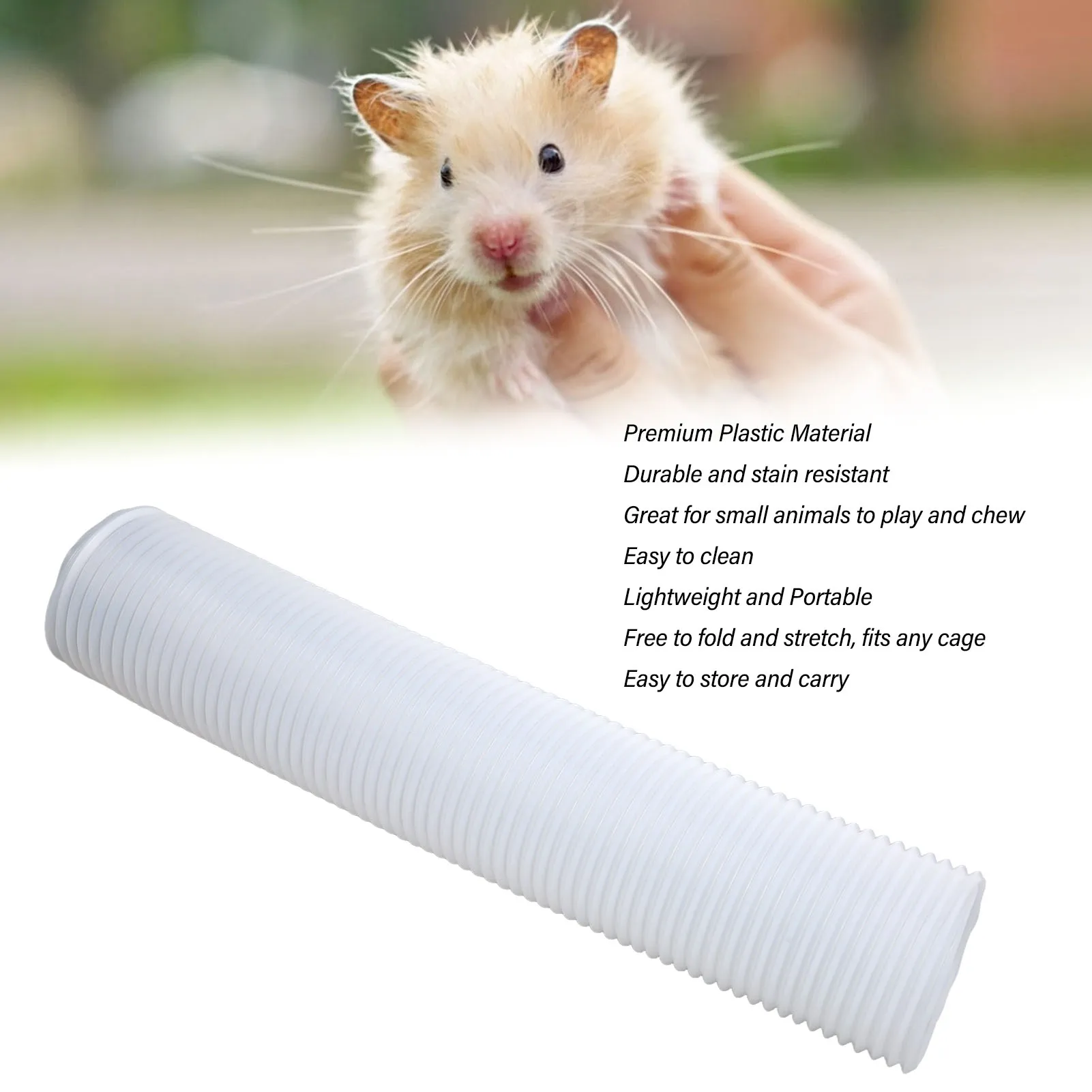 Collapsible Plastic Play Tunnel For Small Animals Perfect Rabbit Toy ...