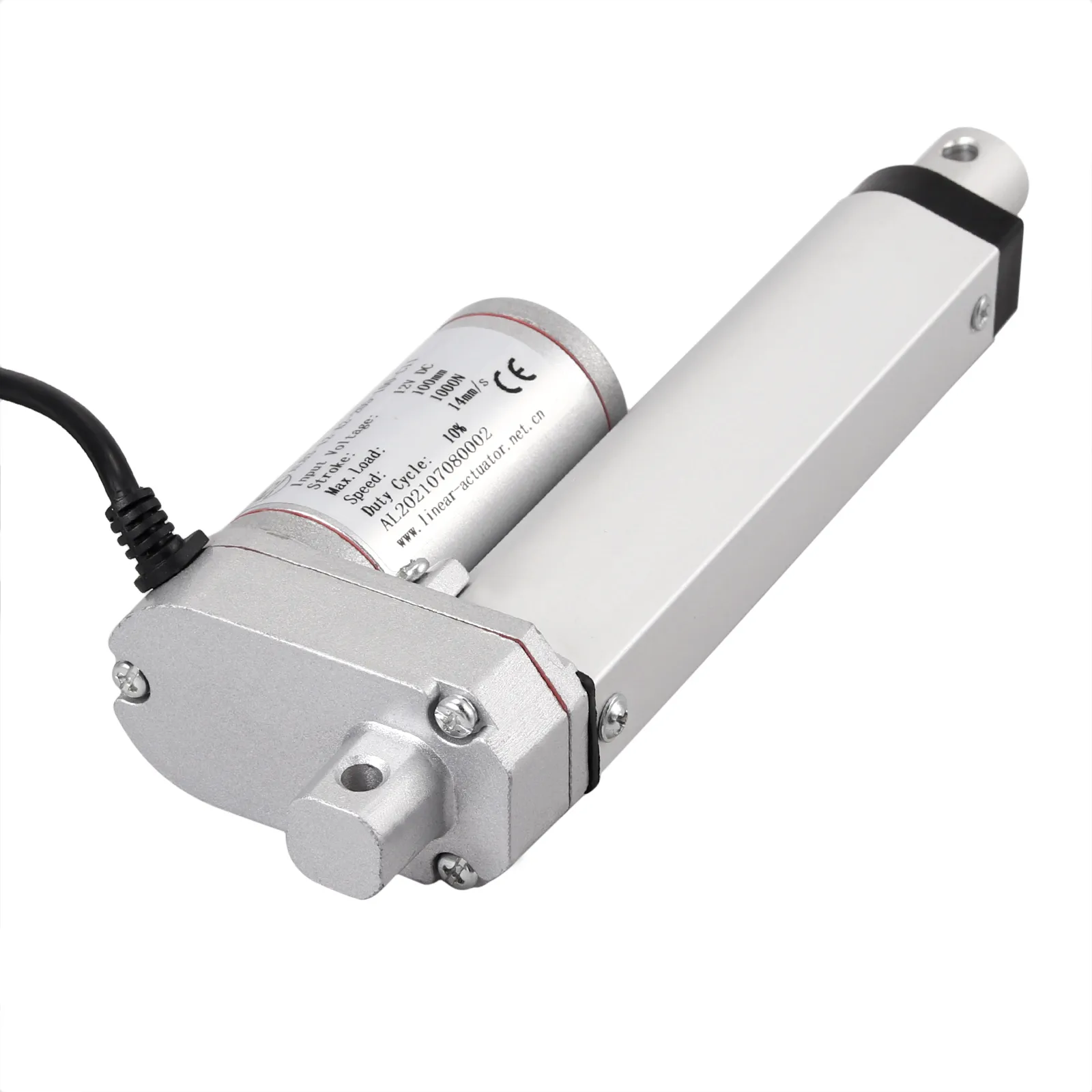 12V Electric Actuator High Force 1000N Linear Actuator Motor With ...
