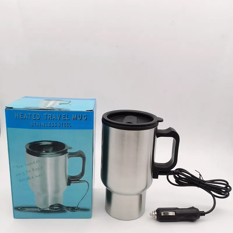 450Ml Portable Electric Kettle - Stainless Steel Travel Coffee Mug ...