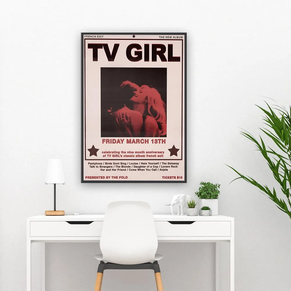 Wholesale Retro Kraft Paper Print TV Girl Posters Perfect For Living ...